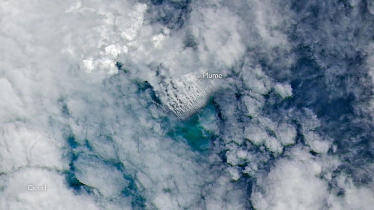 Satellites imaged an underwater volcano erupting — scientists have no ...