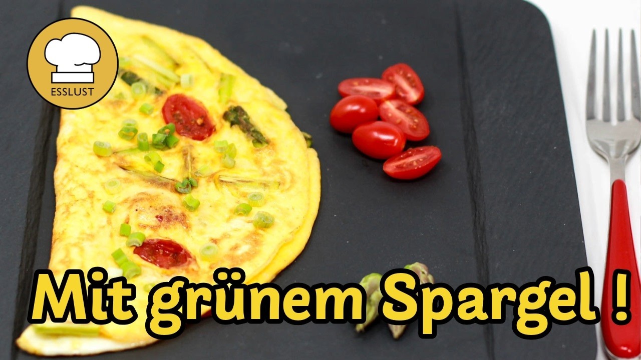 Grüner Spargel trifft Omelette – schnelle Frühlingsküche aus der Pfanne