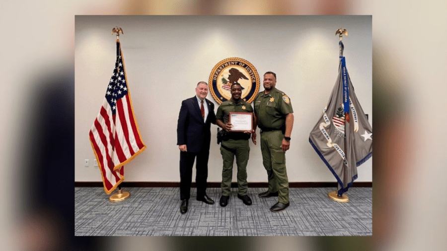 Deputy honored after neutralizing armed robber at bank in Baton Rouge