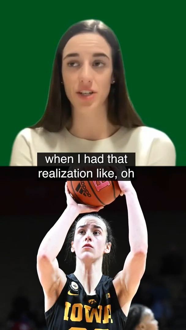 When Caitlin Clark realized she was good at basketball