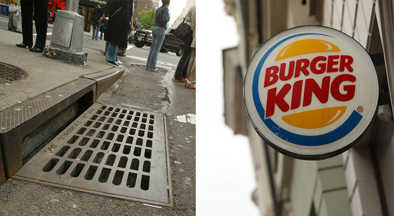 Burger King worker caught red-handed pouring gallons of grease into ...