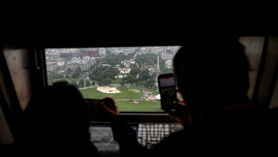 UFC octagon takes shape on White House lawn for June 14 event