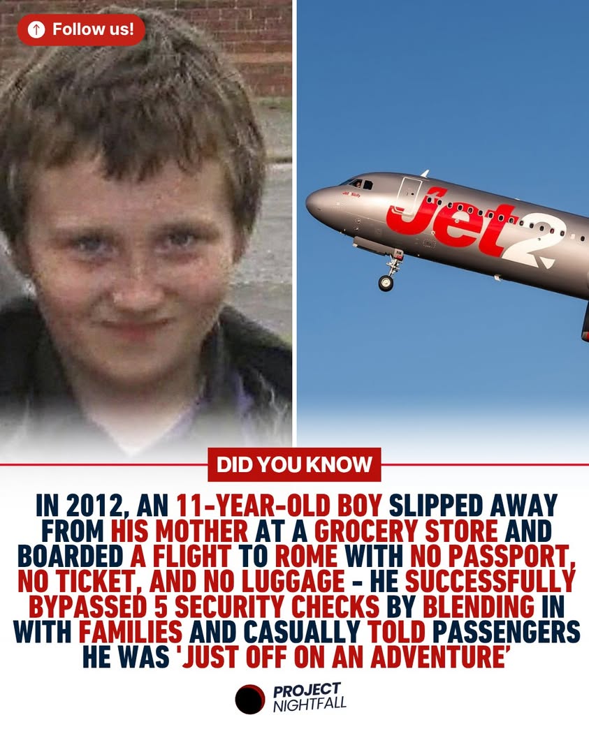 Terror scare: 11-year-old boy slips past Olympic security, flies to Rome!