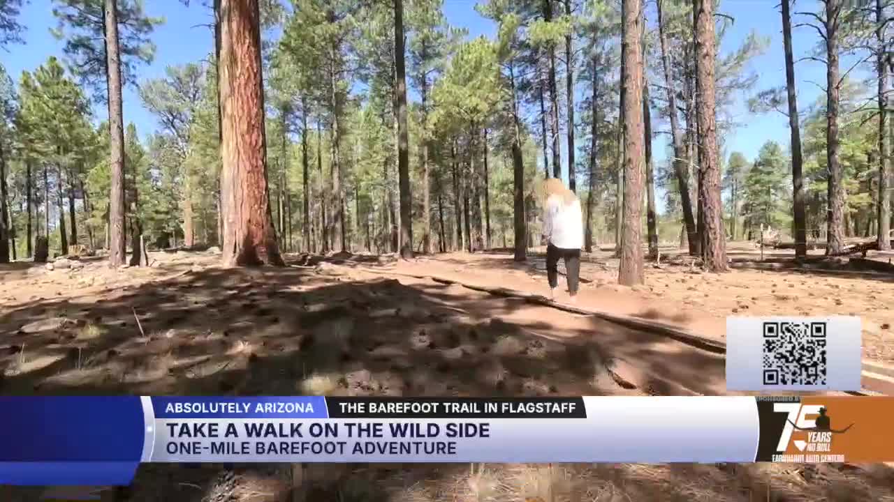 Kick off your shoes at the Barefoot Trail in northern AZ