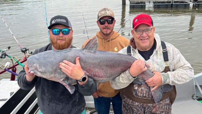 Man catches 71-pound blue catfish, breaking West Virginia record
