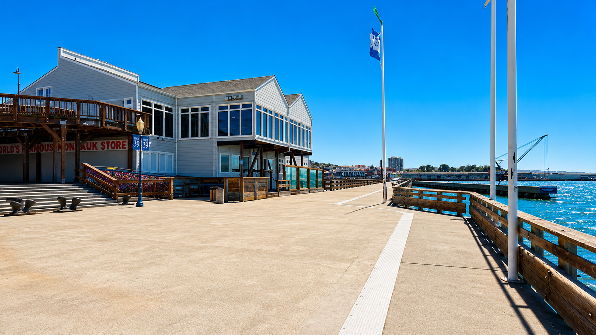 Pier 39 offers beautiful views and sea lions in San Francisco (4K)