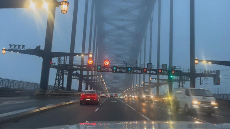 Warning of flight delays at Sydney airport as thick fog covers city