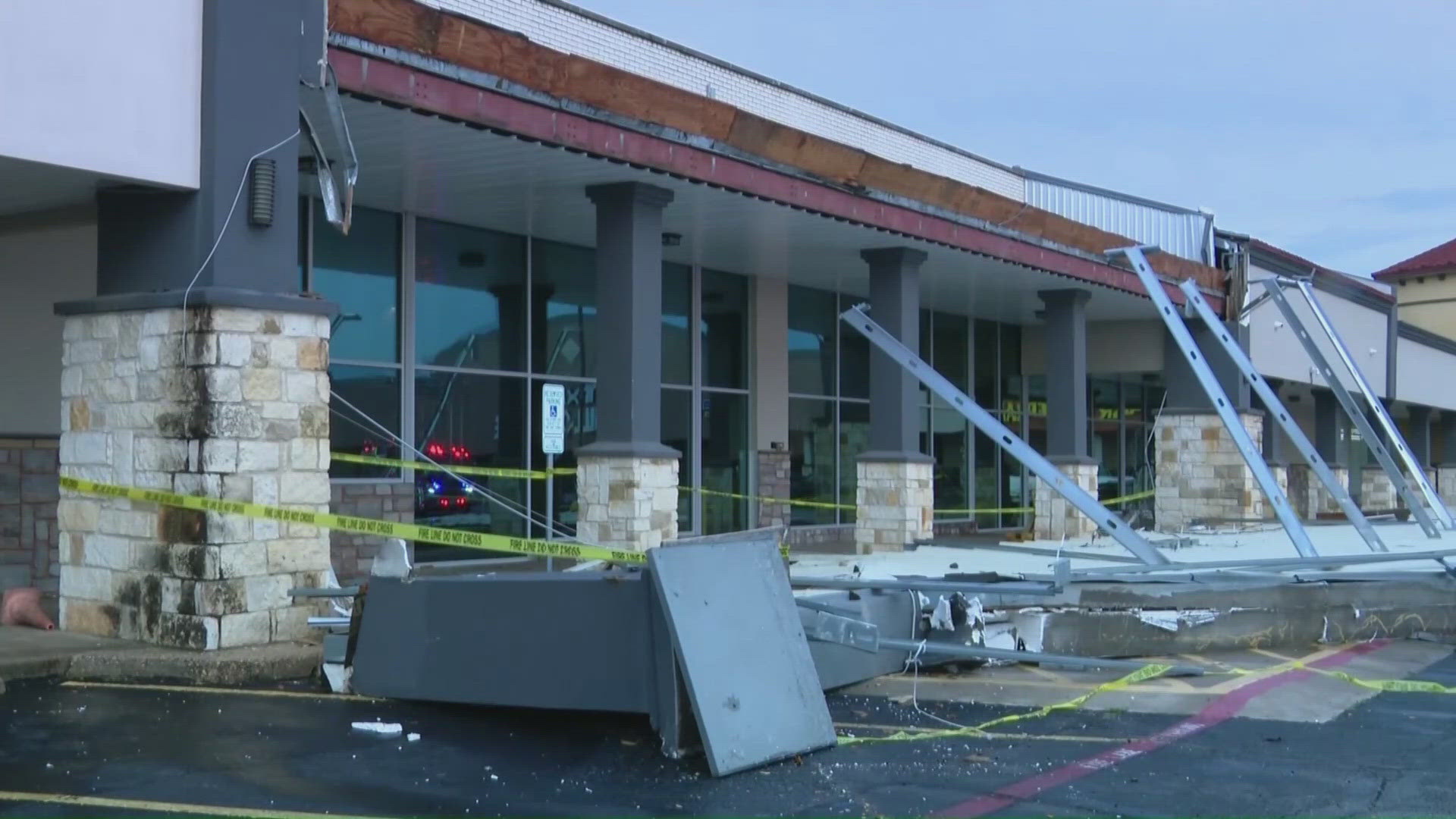 North Texas gym damaged by severe storms