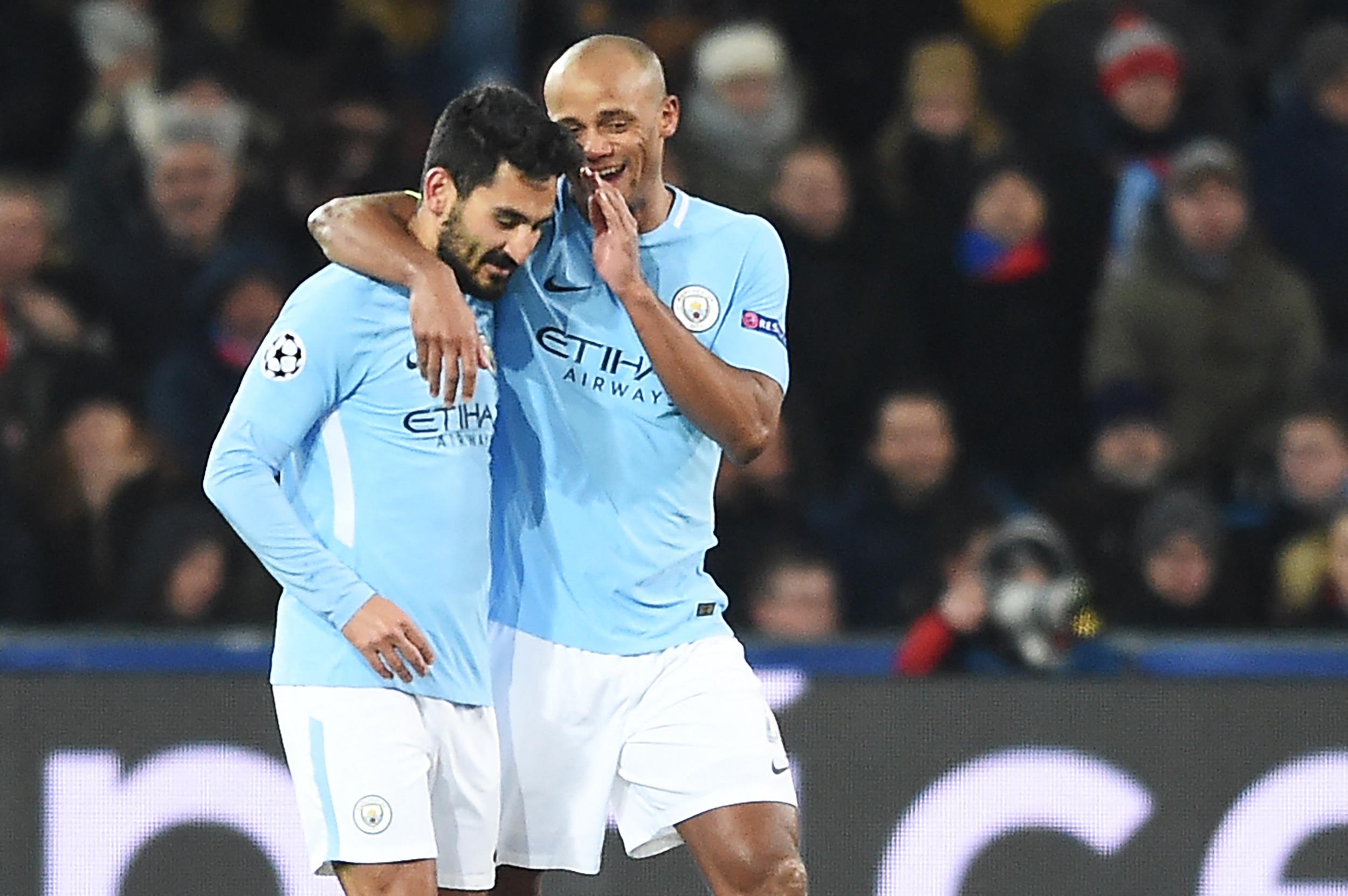 İlkay Gündoğan congratulates former Manchester City teammate Vincent ...