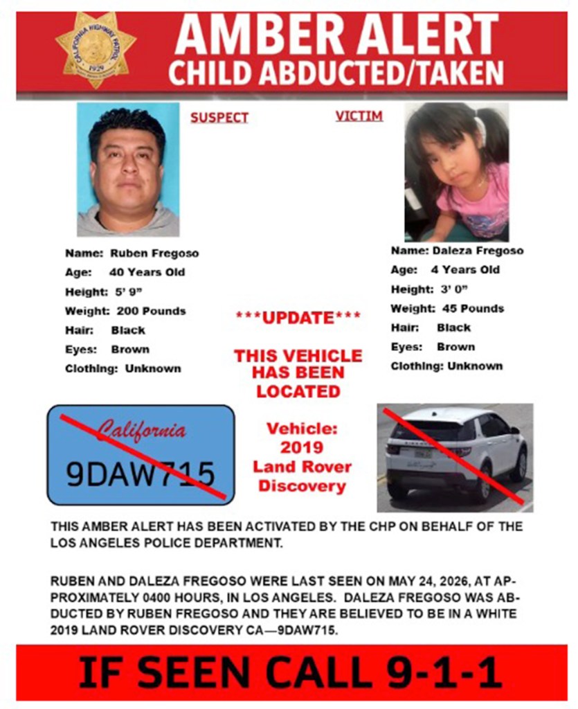 Race against time to snare California dad who 'abducted' daughter, 4 ...