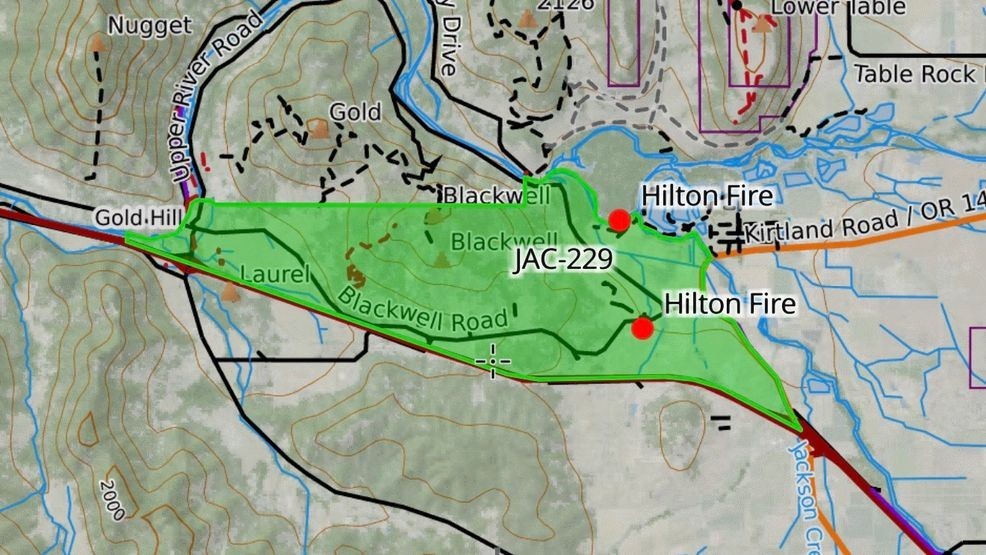 Blackwell fire near Central Point eases; evacuations downgraded and ...