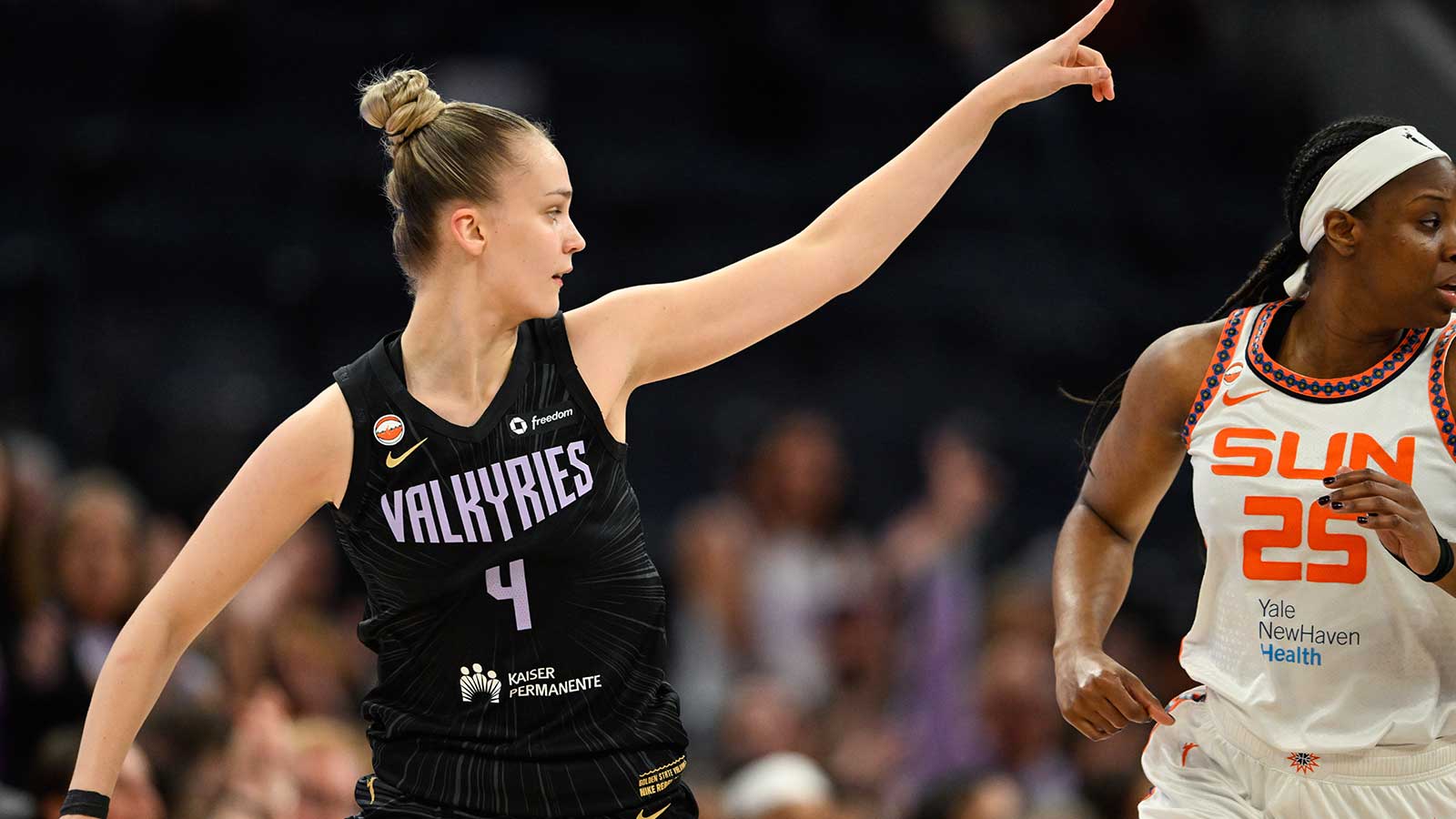 Valkyries rookie Juste Jocyte reflects on 'pressure' of anticipated ...