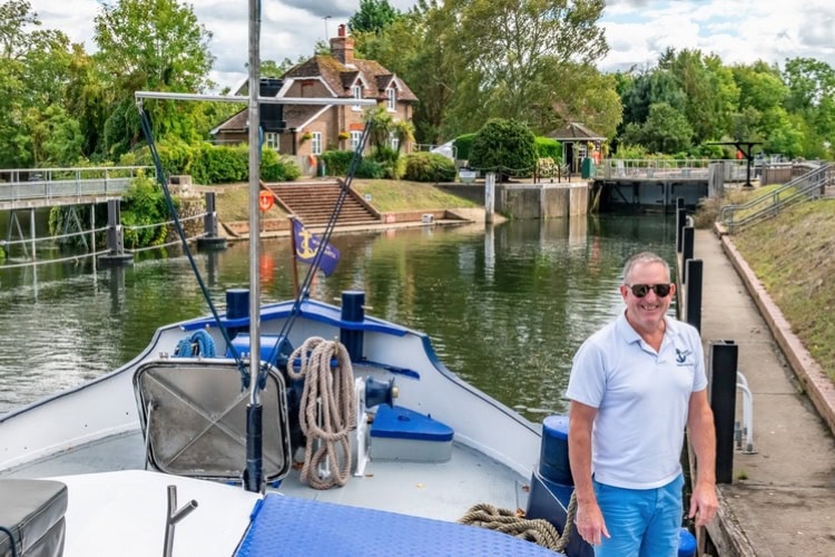 A luxury barge cruise on England’s River Thames is a regal anniversary ...