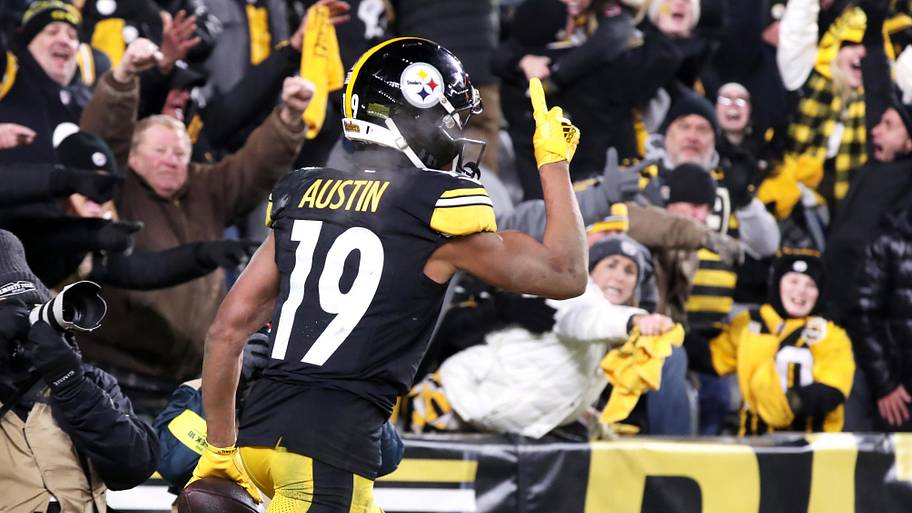 Calvin Austin jokes about teaming up with Steelers rival