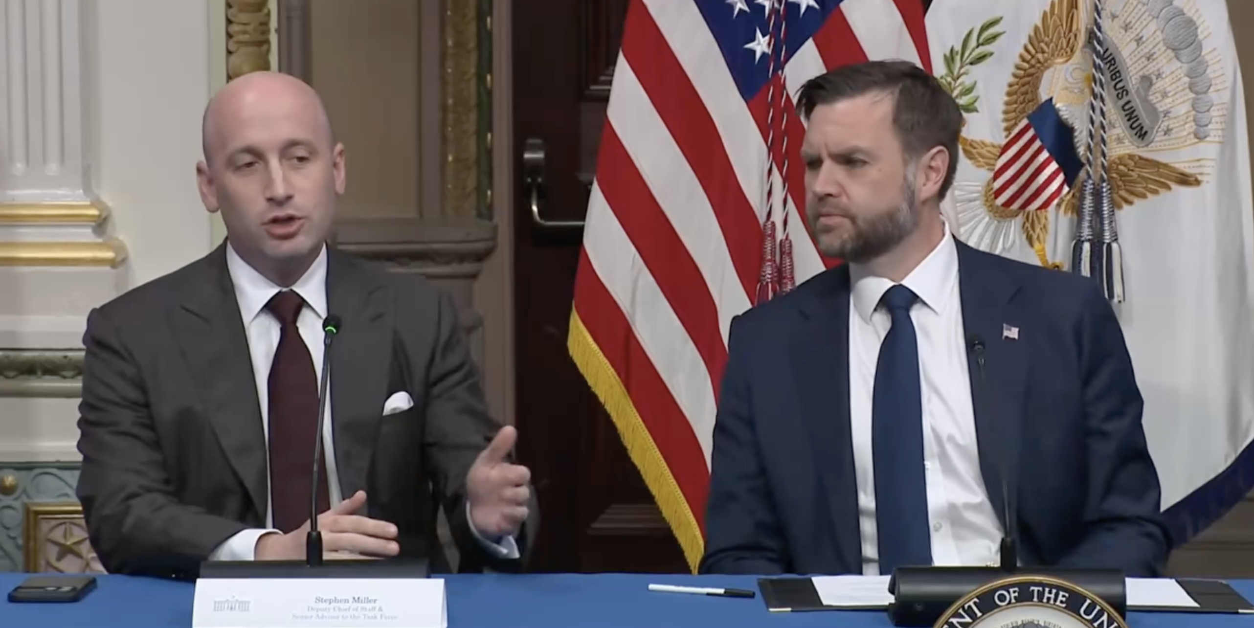 'The largest ever slate of indictments': Stephen Miller champions Trump ...