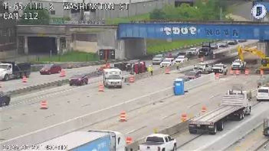 INDOT: I-65 northbound closed near downtown due to reported crash with ...
