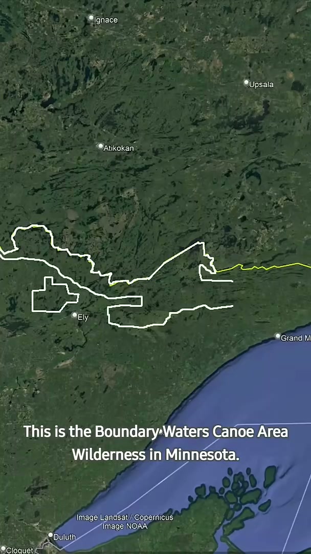 Why planes aren't allowed to fly over this wilderness area #geography