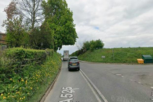 Main Wrexham road blocked tonight after crash