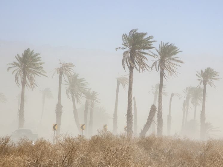 Windblown dust advisory across Coachella Valley
