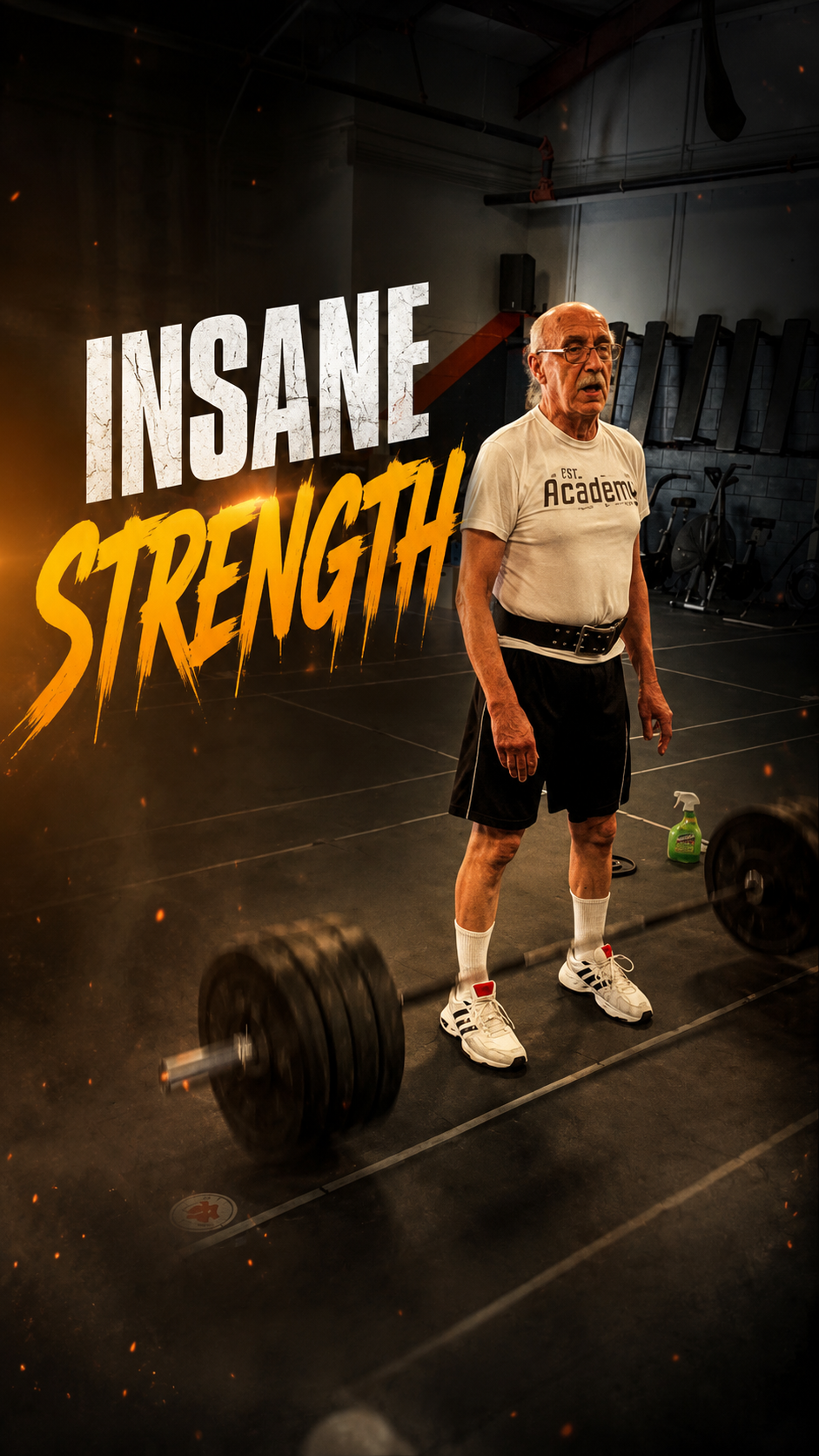 75-year-old man leaves gym speechless with 215 pound deadlift