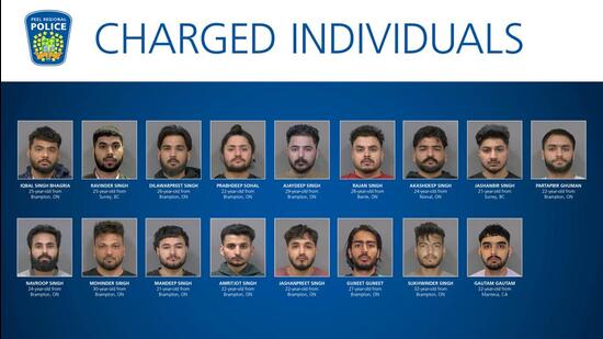 Canada police arrest 17 Indian-origin youth in extortion-related cases