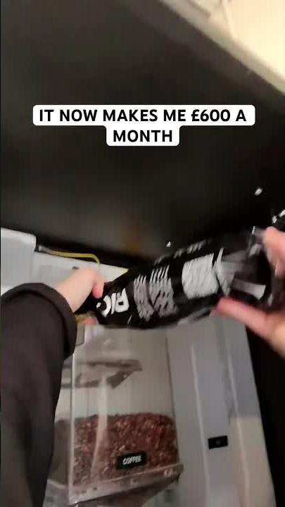 The coffee vending machine that earns £600/month!