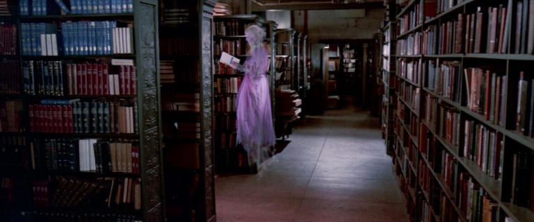 Let 8 hours of cozy 'Ghostbusters'-inspired haunted library atmosphere ...