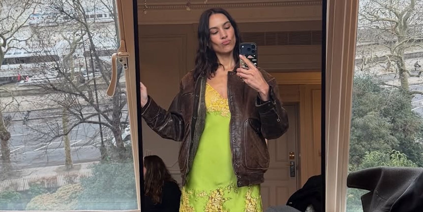Lace-trimmed slips are replacing classic dresses for spring