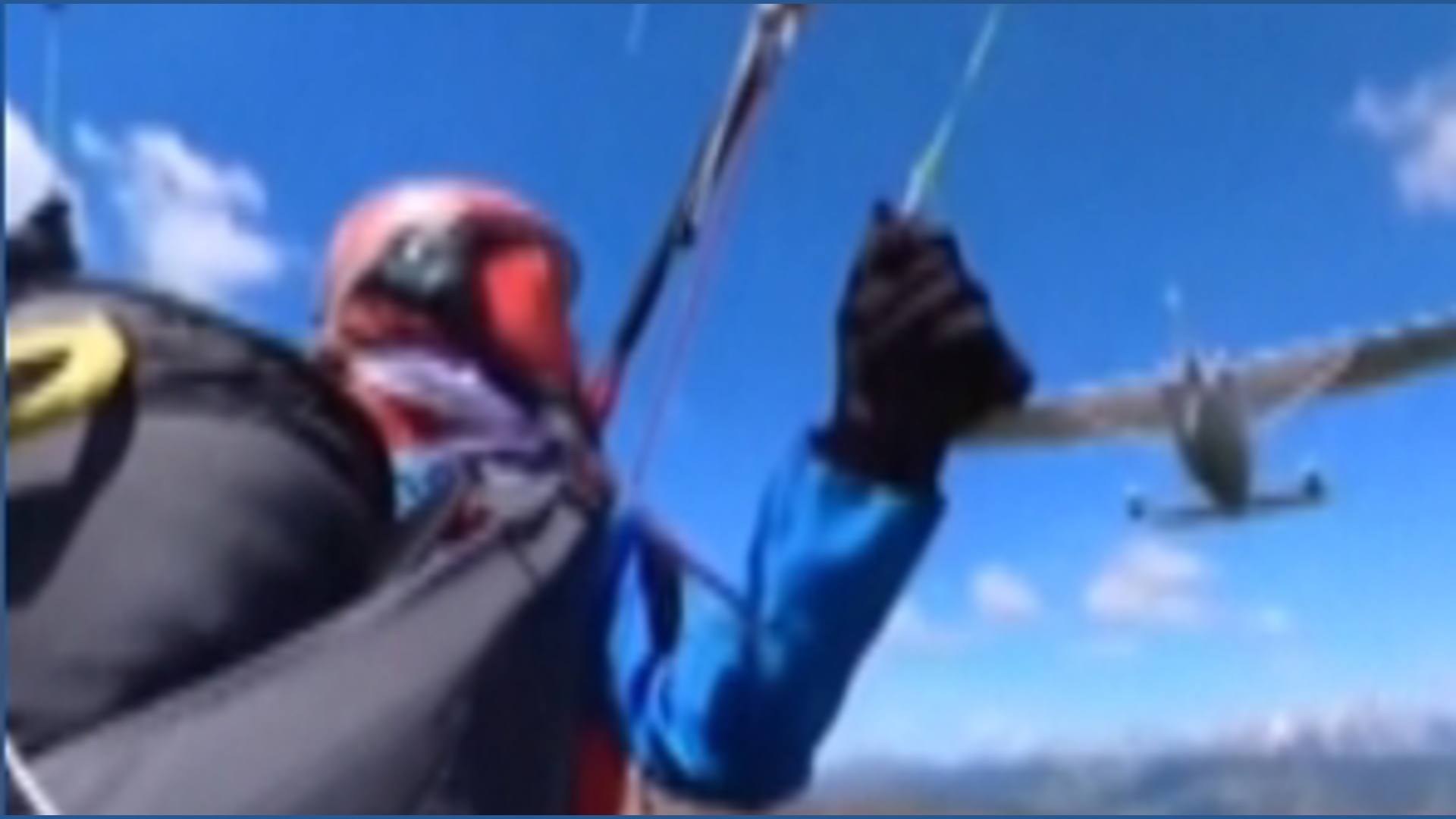 Plane clips paraglider in Austrian Alps