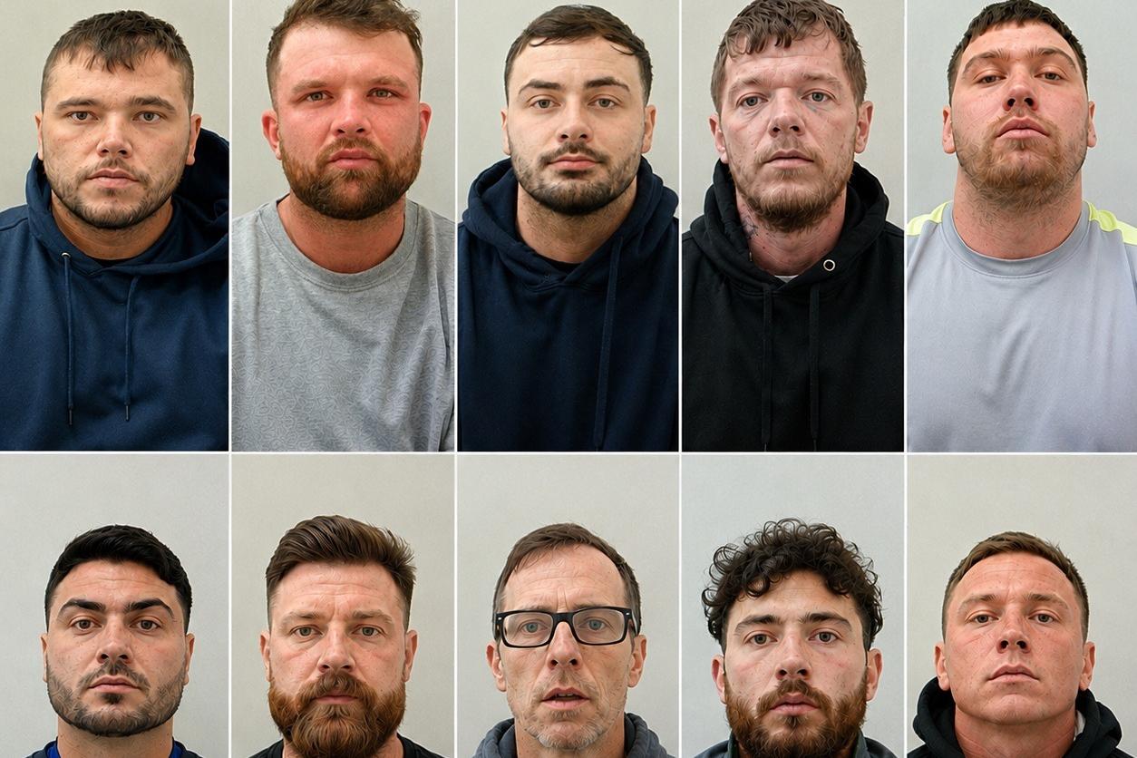 Ten members of drugs gang from Burnley, Padiham and Nelson jailed for ...