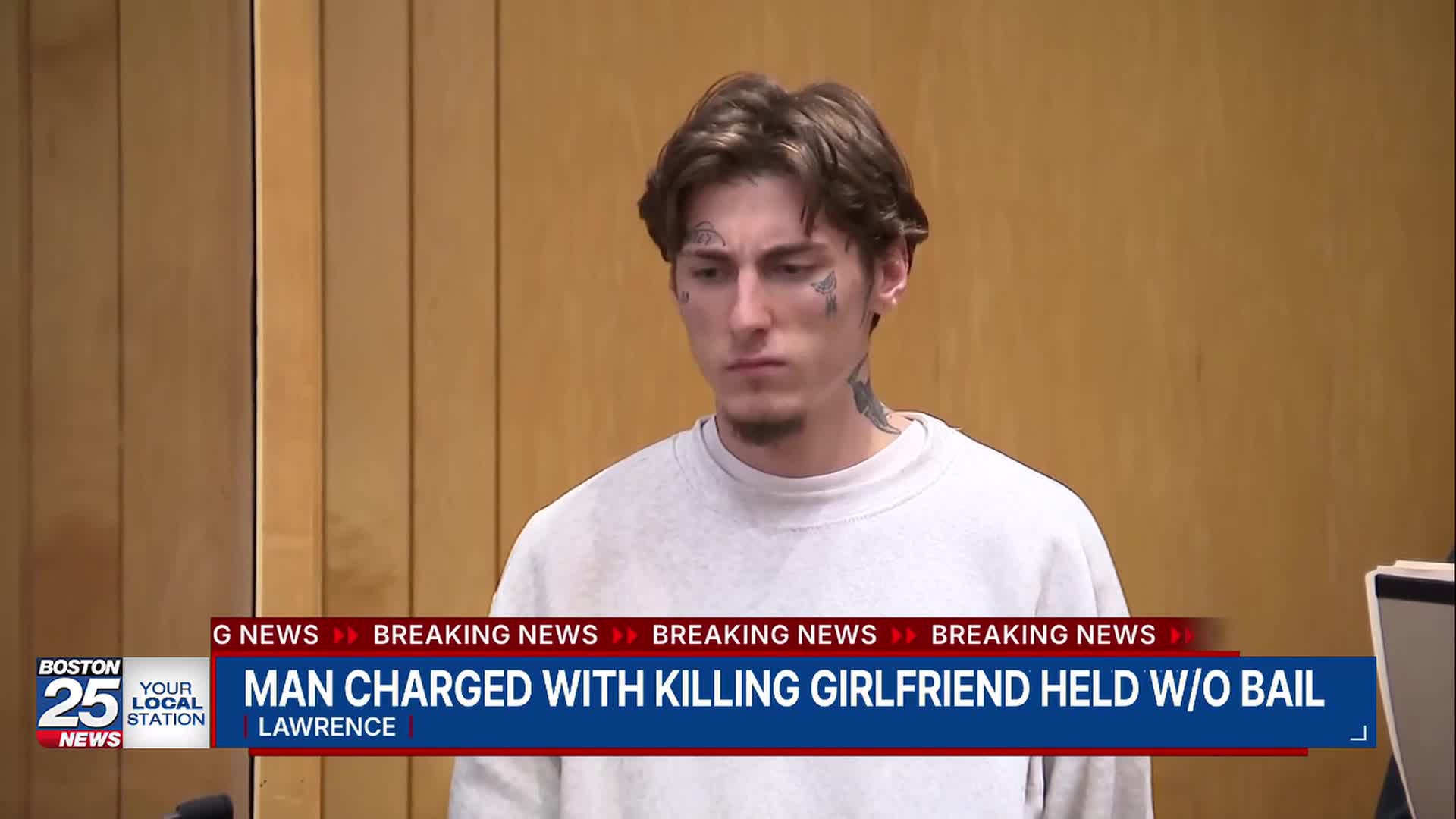 21-year-old accused of killing his girlfriend in Lawrence held without bail