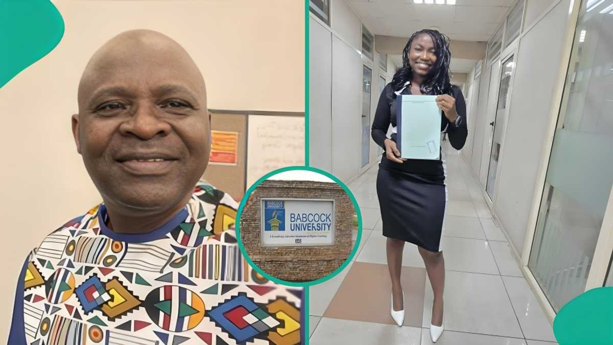 Babcock University supervisor celebrates 26-year-old PhD graduate