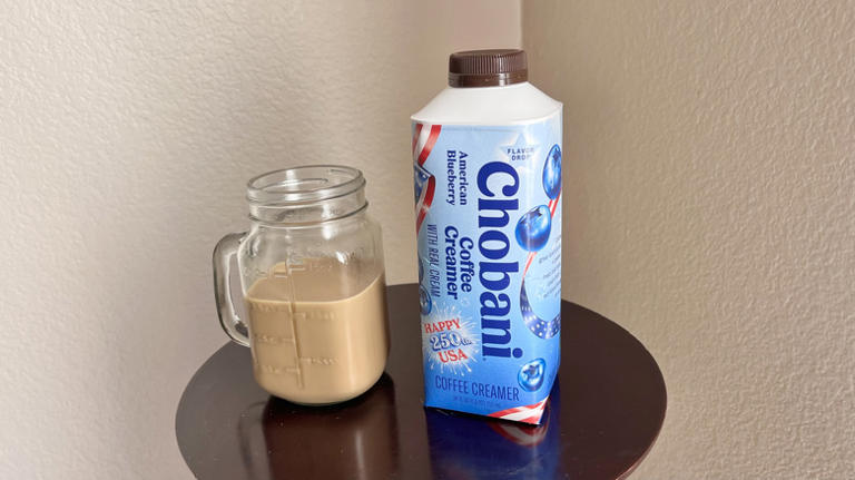I tried Chobani's new blueberry-flavored coffee creamer. Here's what I ...