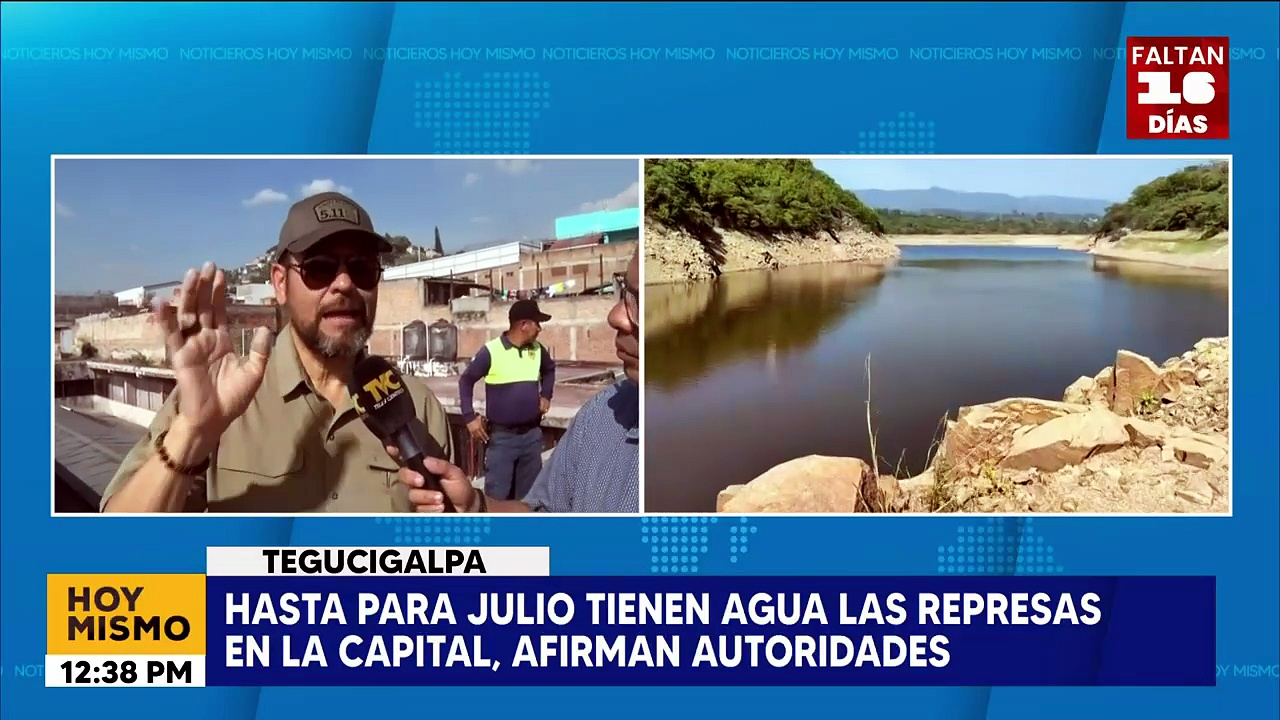 Hasta julio tienen agua las represas en la capital, según autoridades