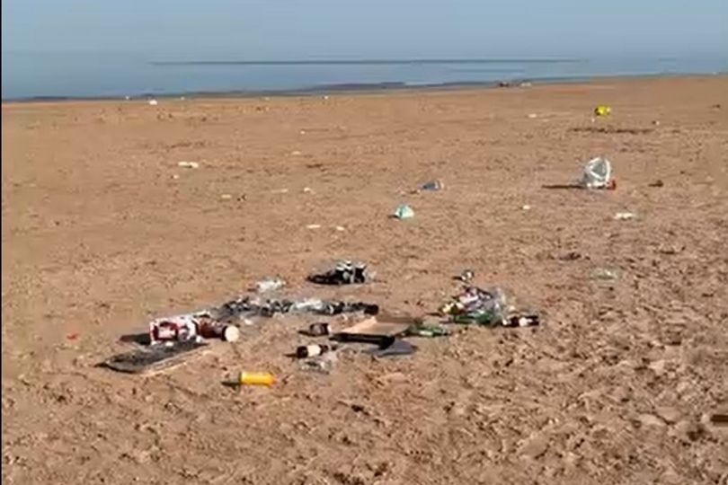 Mum's disgust after what she saw on Formby beach while walking her dog