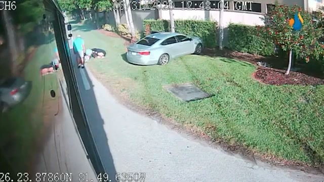 Driver runs down 14-year-old girl as she’s boarding school bus
