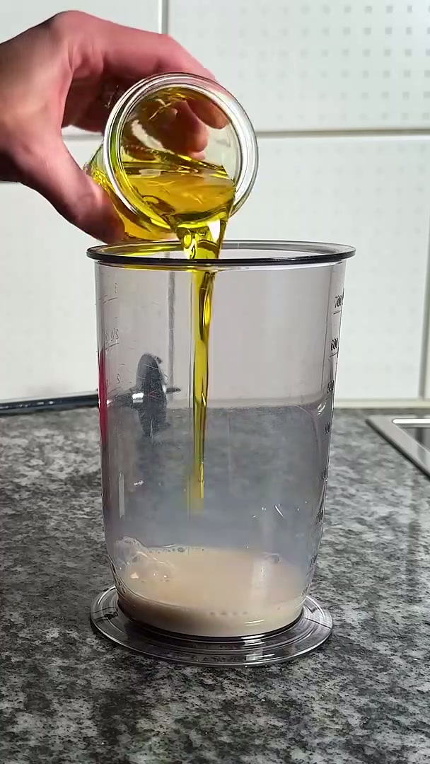 Mayonnaise ohne Ei - einfaches Rezept