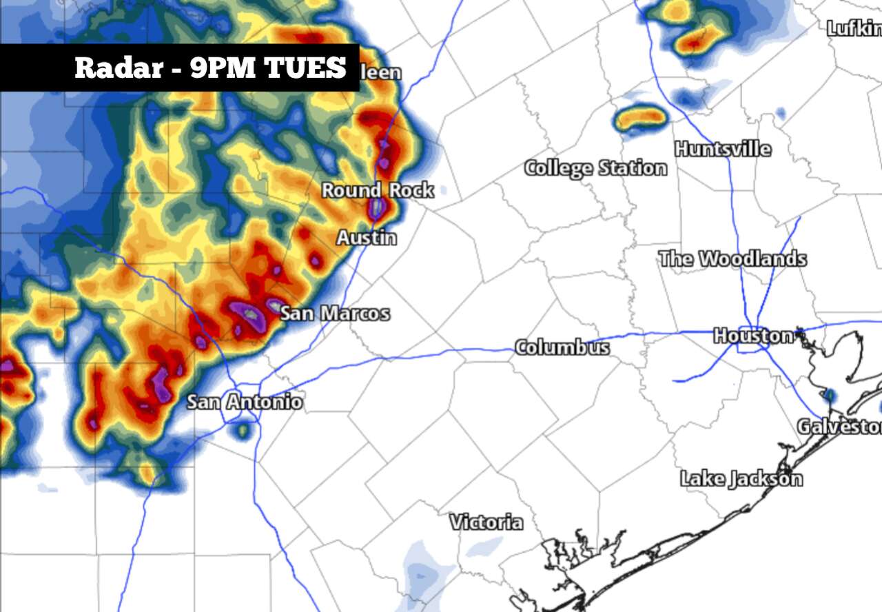 Updated timeline: Here's when flash flooding, hail could hit South ...