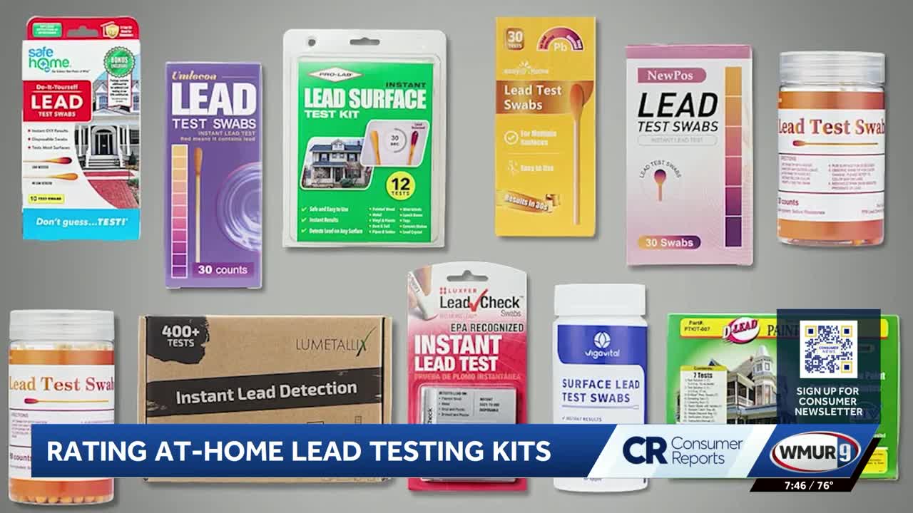 Consumer Reports rates at-home lead-testing kits