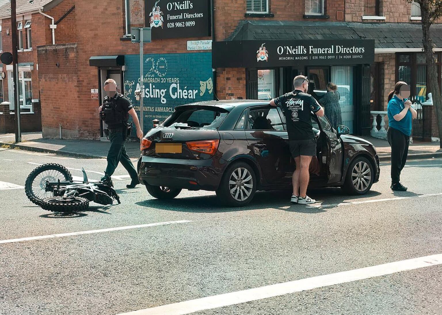 Teenager hospitalised following collision involving car and e-scrambler