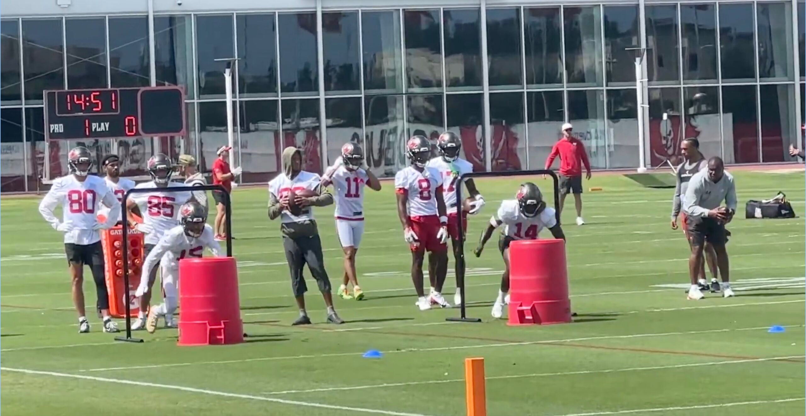 Buccaneers OTAs updates: Bucky Irving's shoulder injury, absent ...