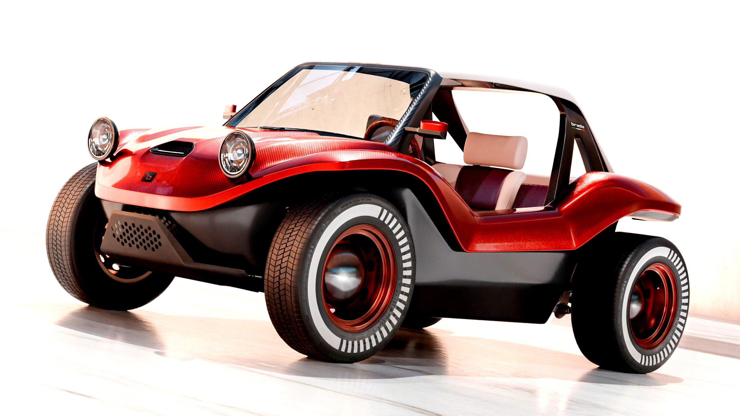 Brado’s carbon buggy skips fuel injection, screens, and half a century ...
