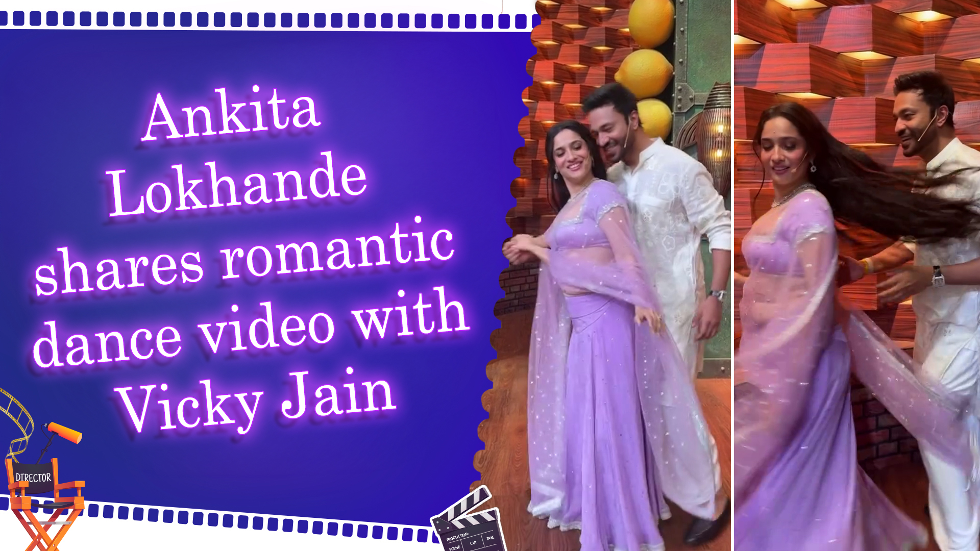 Ankita Lokhande and Vicky Jain recreate 'Chand Chhupa Badal Mein' in ...