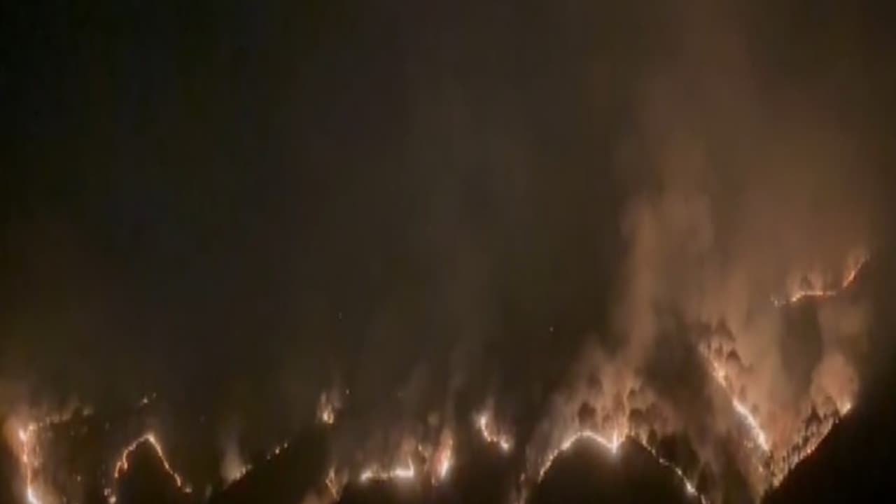 Himachal Pradesh: Massive forest fire engulfs Kyarighat village in Solan