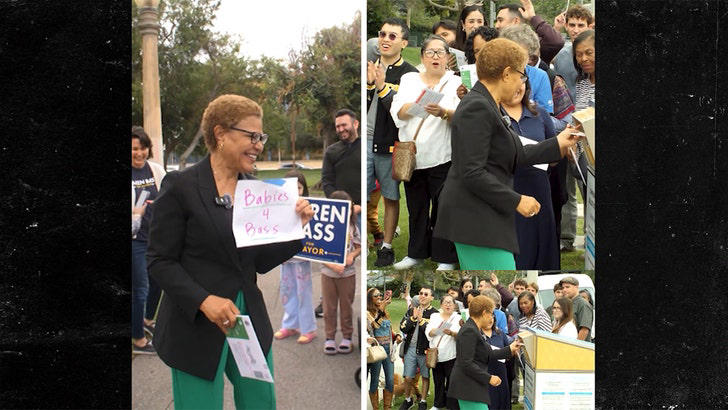 Spencer Pratt claims Karen Bass broke election laws near ballot boxes