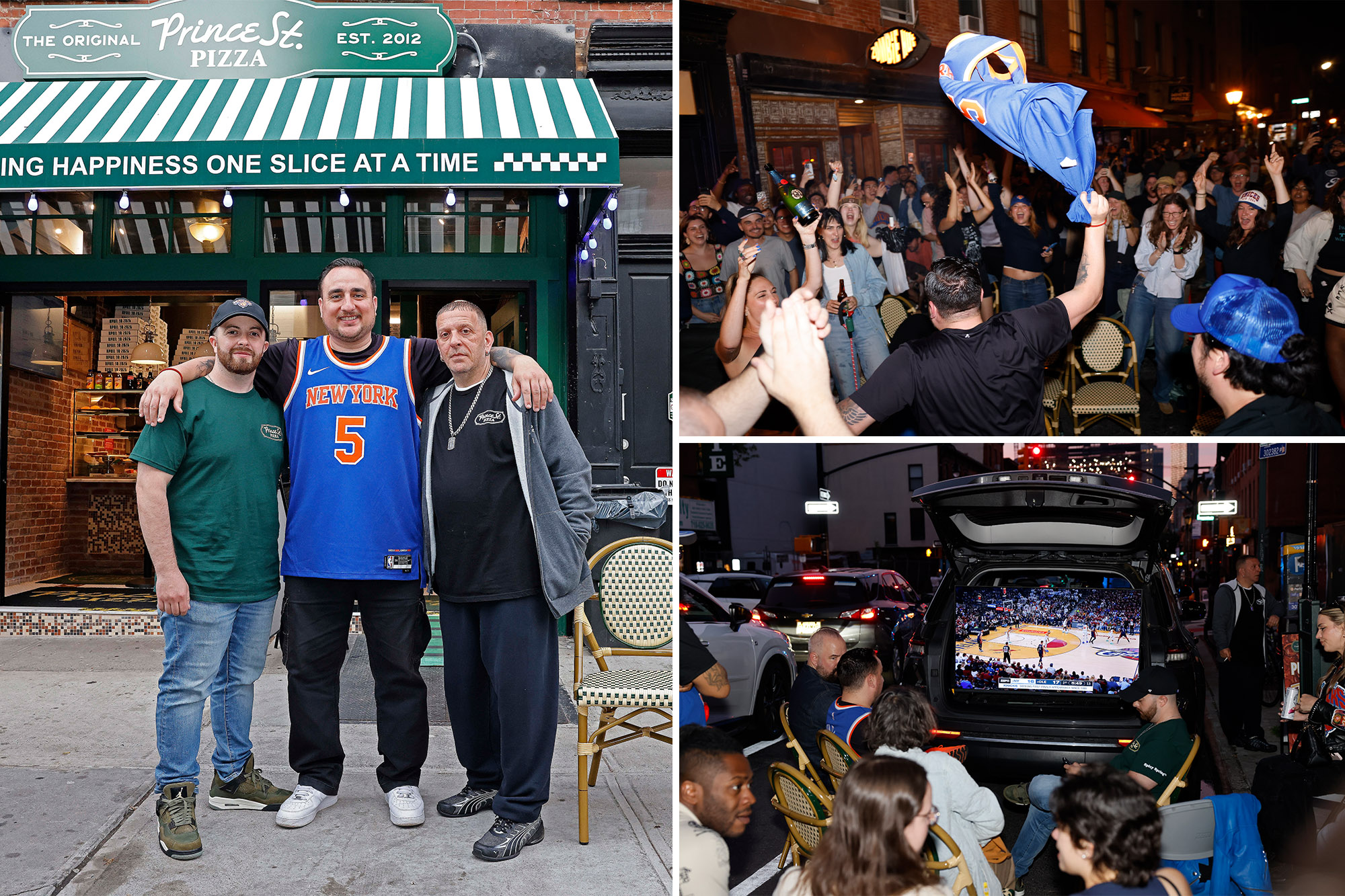Unique makeshift watch parties for Knicks unite NYC neighborhood: 'This ...