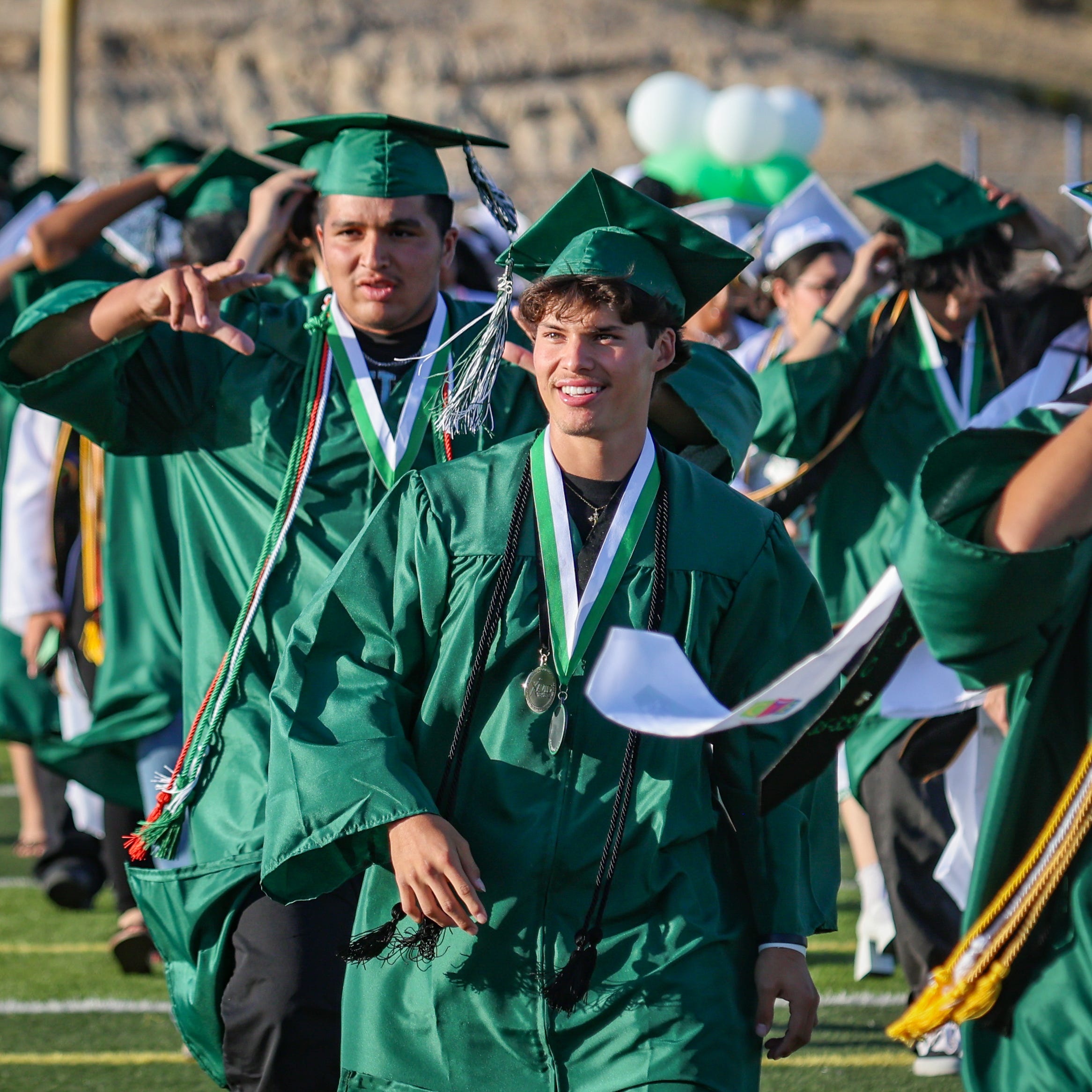 Like a bell, Jackrabbit pride rings at Victor Valley High graduation