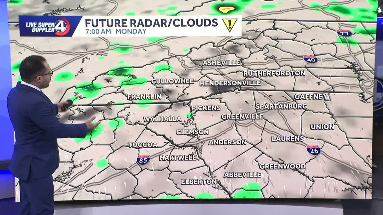Tracking rain and storms across South Carolina