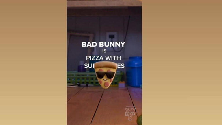 Bad Bunny llega a Toy Story 5: así será "Pizza con gafas", su nuevo ...