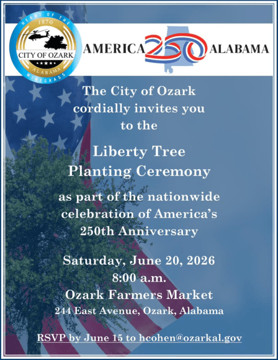 Ozark invites community to Liberty Tree planting ceremony
